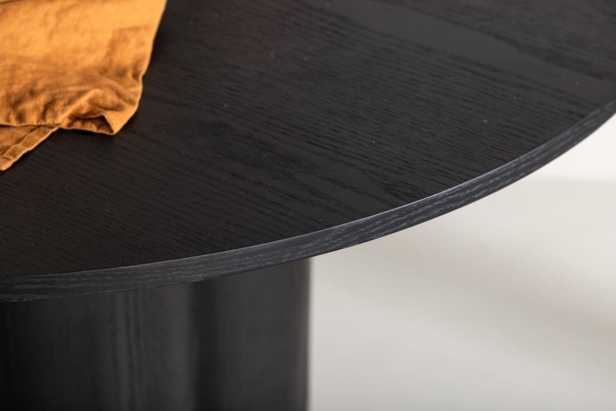 Olivia Black Round Dining Table