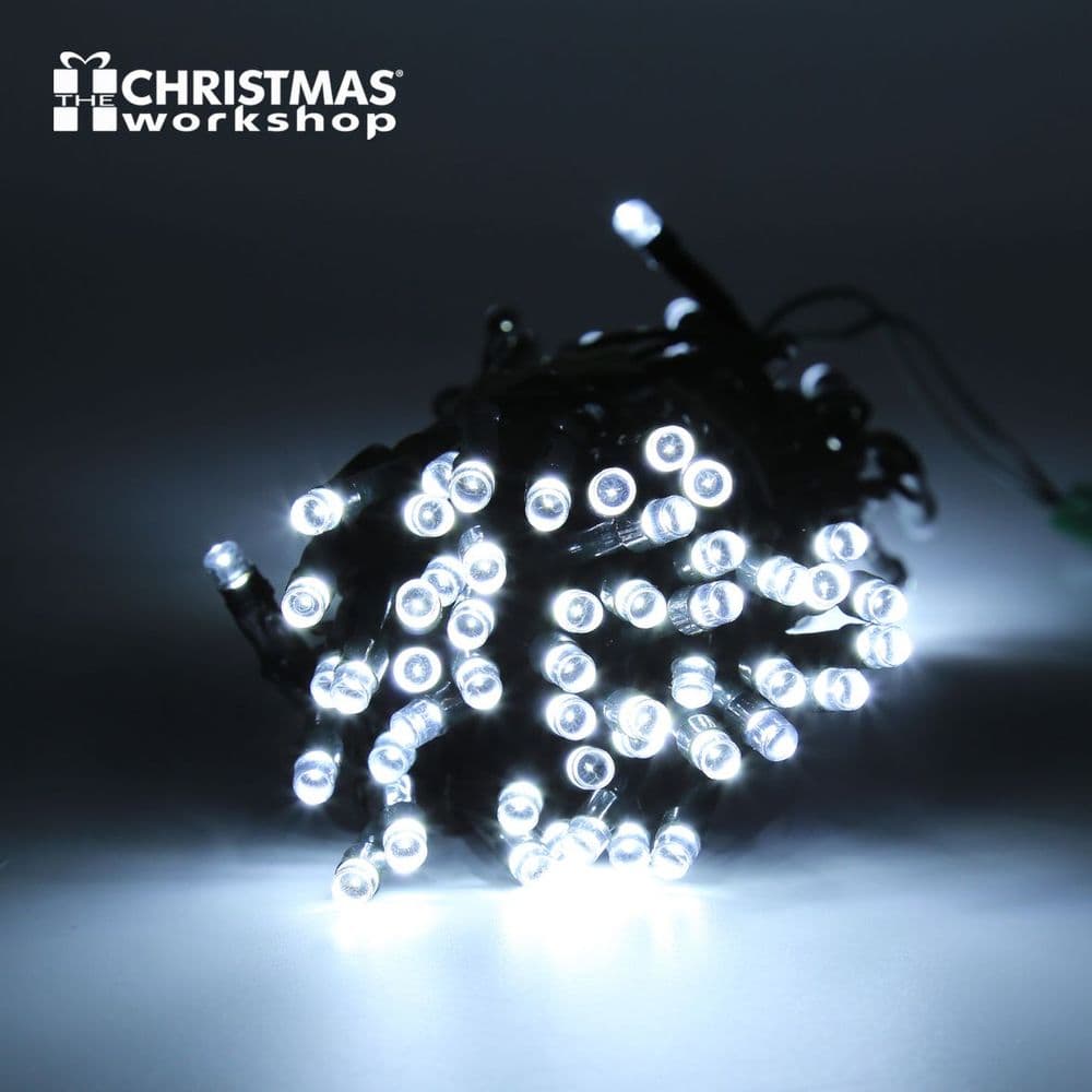 100 LED Chaser Lights Warm White/Multi/White/Blue & White