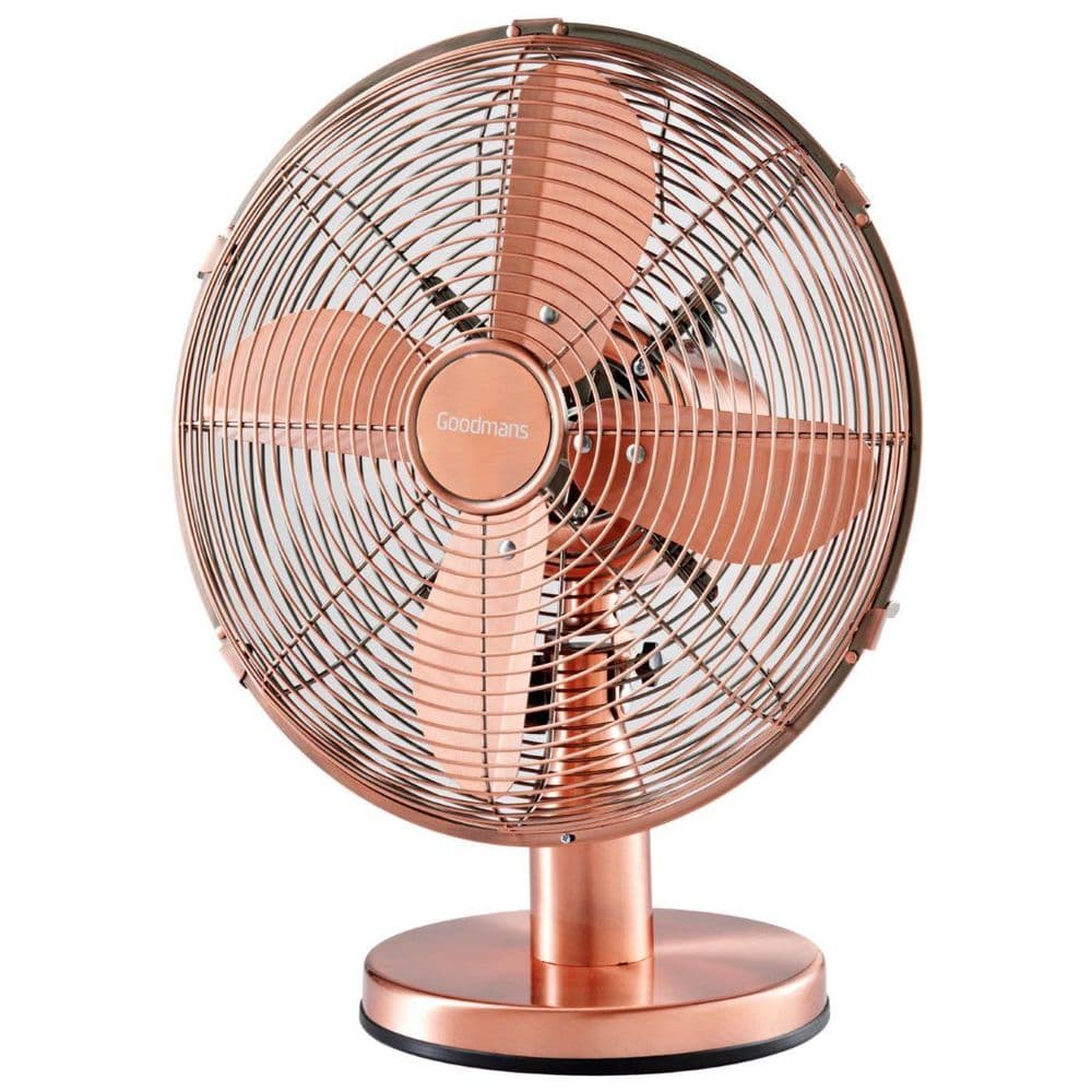 12" Desk Fan Copper