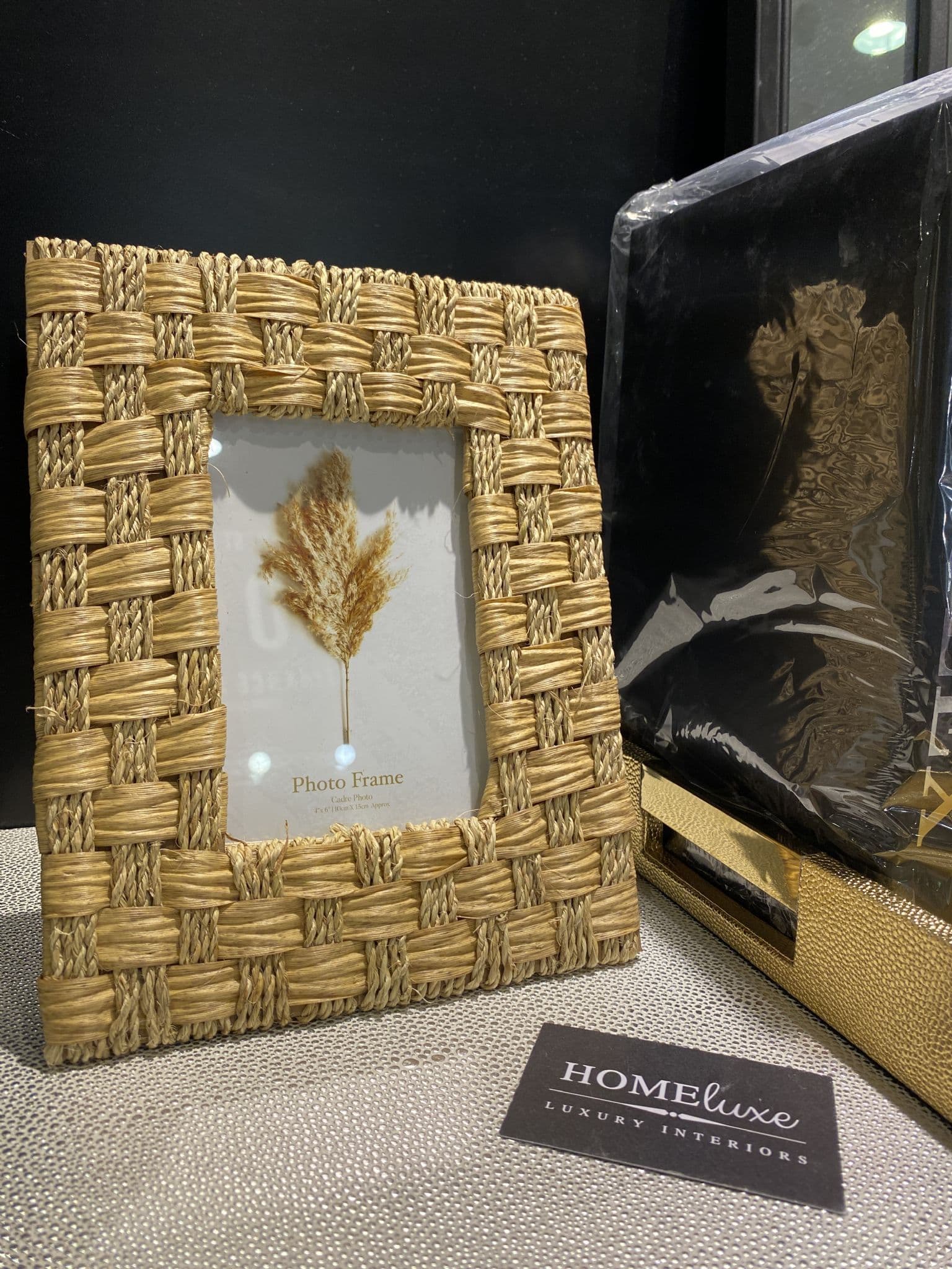 4 X6 Seagrass Photo Frame