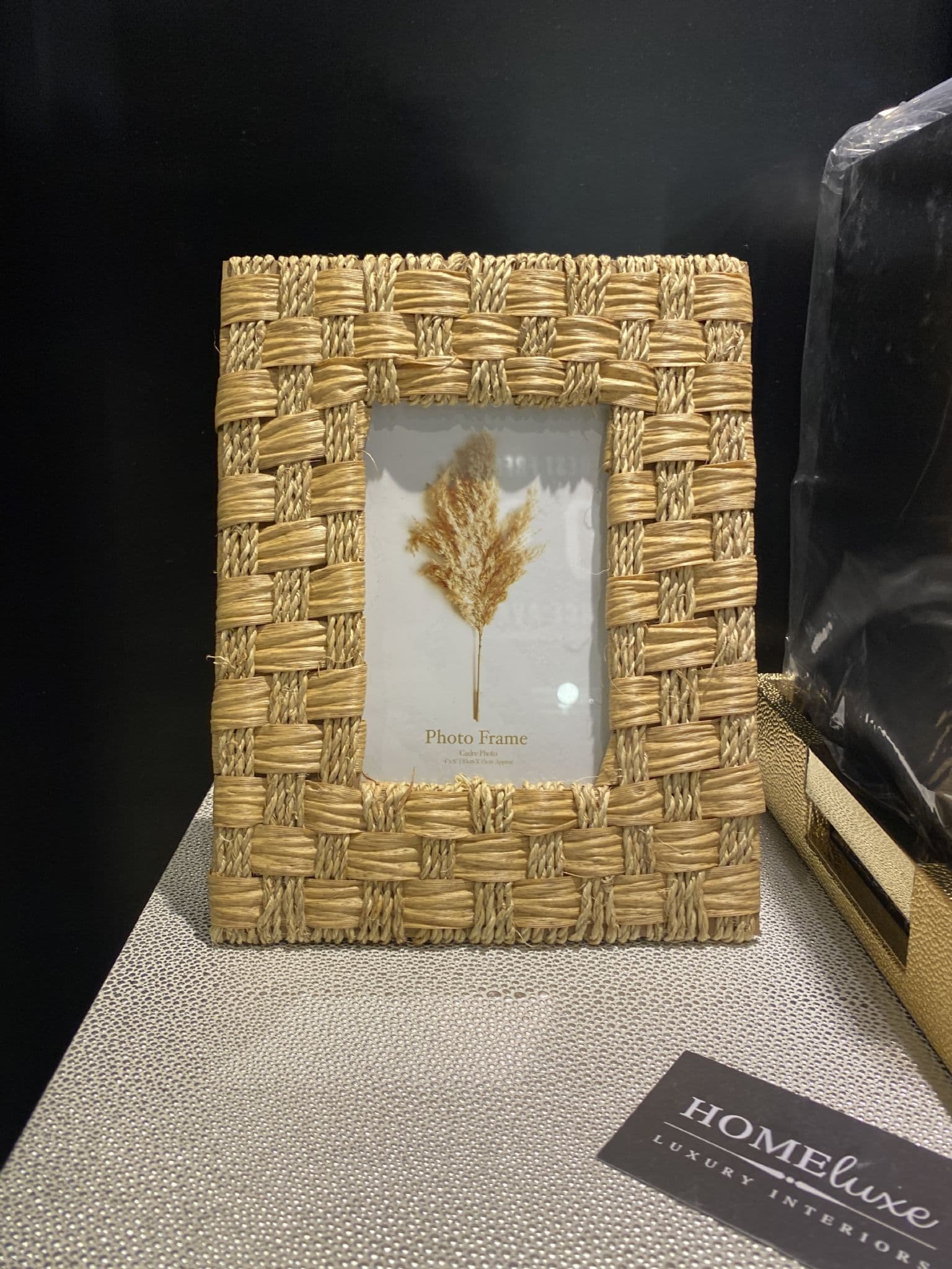 4 X6 Seagrass Photo Frame