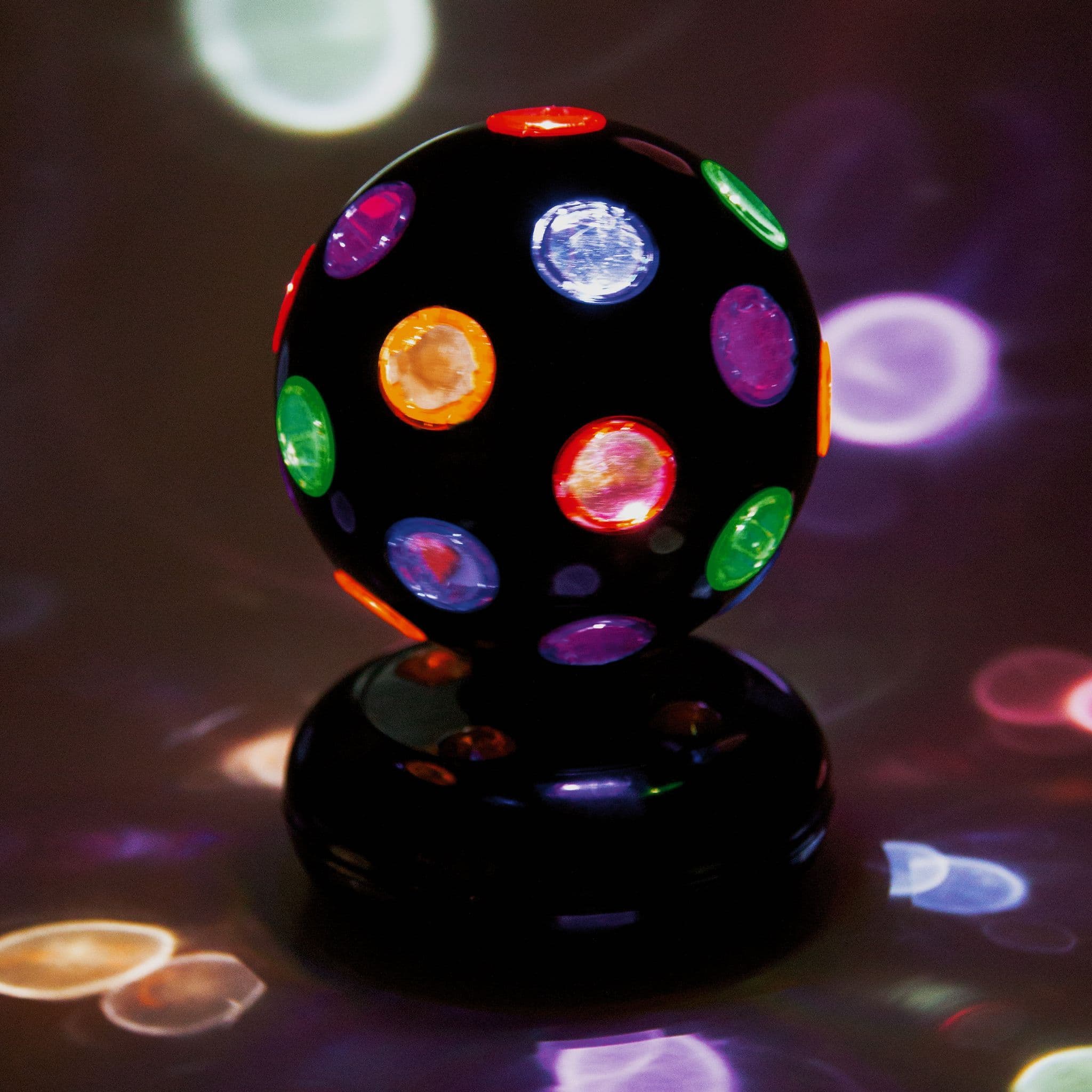 5 LED Disco Ball Black