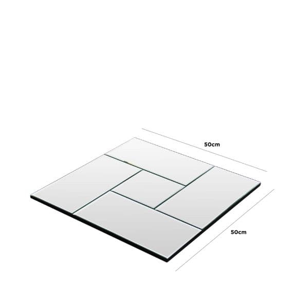 50cm Square Panel Wall Mirror