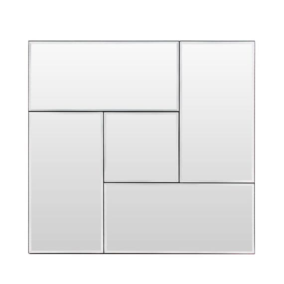 50cm Square Panel Wall Mirror