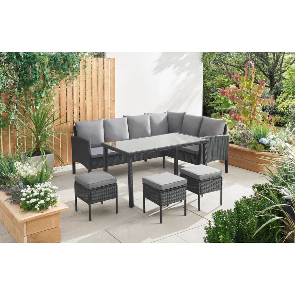 Bali Patio Large Corner Dining Set