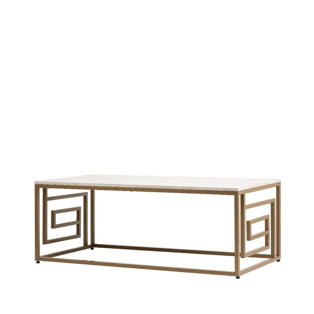 Devon Cream and Gold Coffee Table