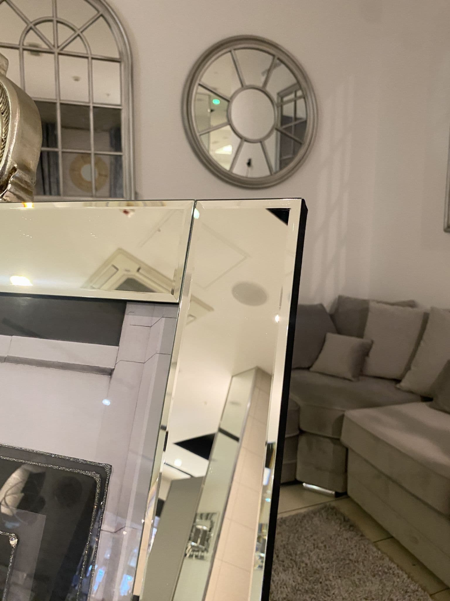 Dior Shop Front Blossom Tree Wall Art Mirror Frame 85Cm X 85Cm