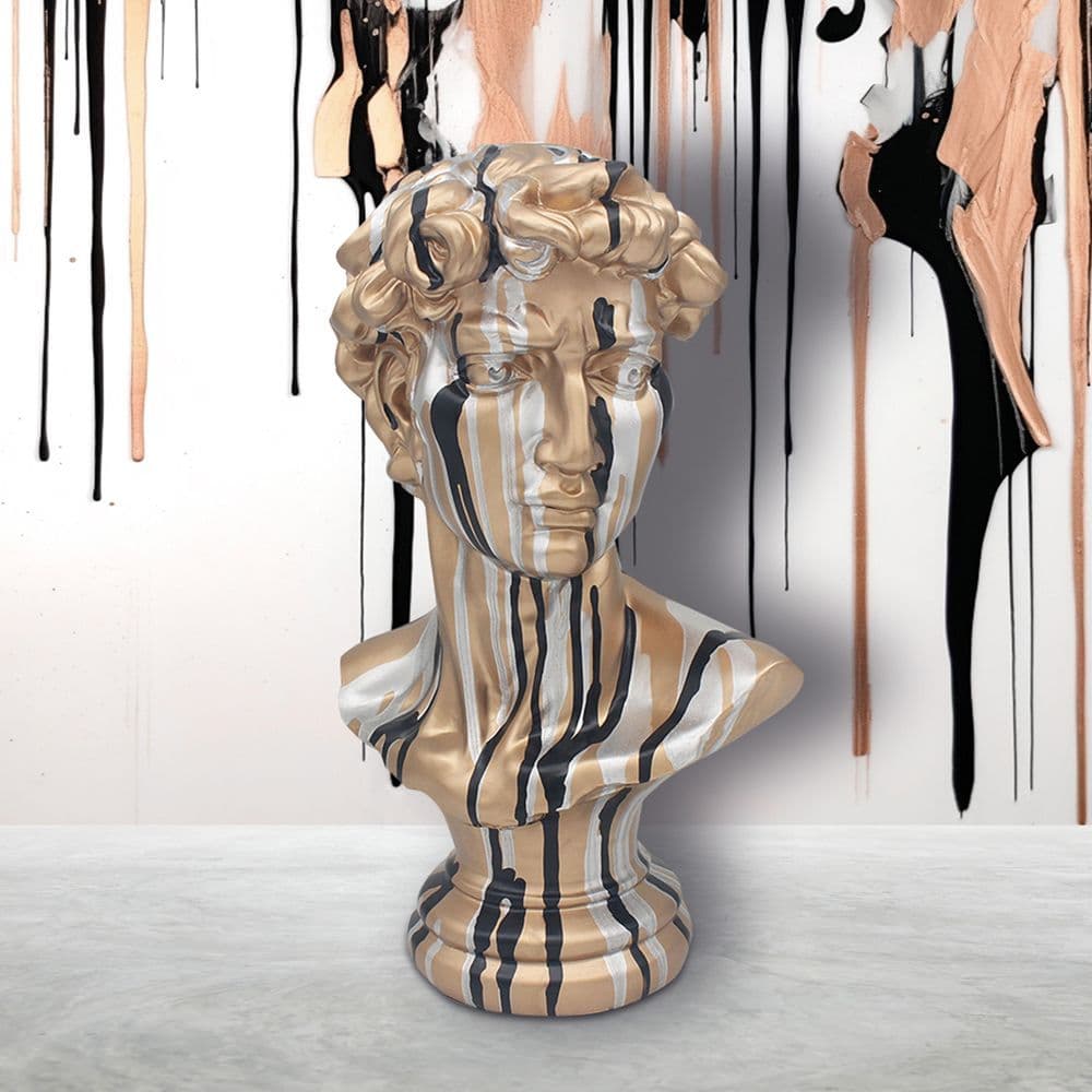 DRIP ART DAVID GOLD STATUE
