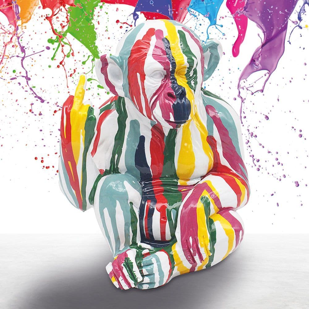DRIP ART MONKEY 22CM STATUE