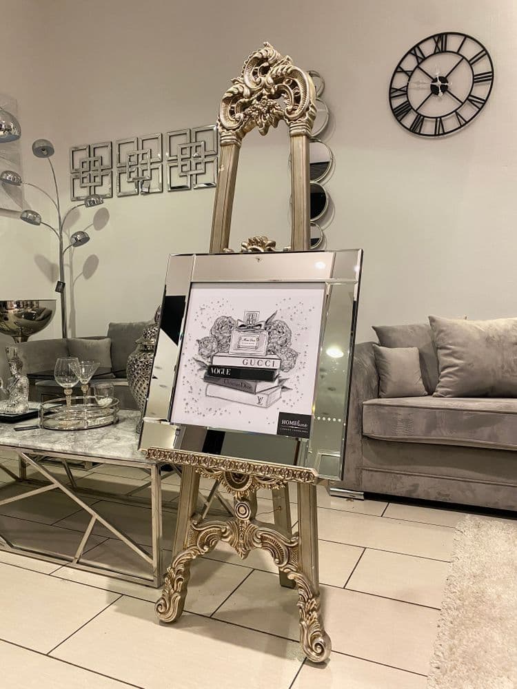 Greytone Dior Books Stack Wall Art Mirror Frame