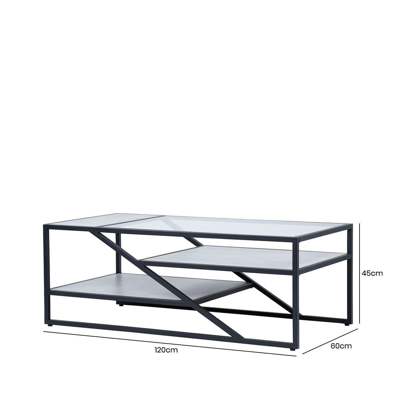 Ibarra Black and Grey Coffee Table
