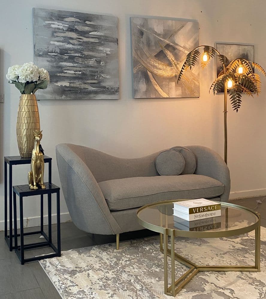 Kooper 2 Seater Sofa Apollo Grey Weave