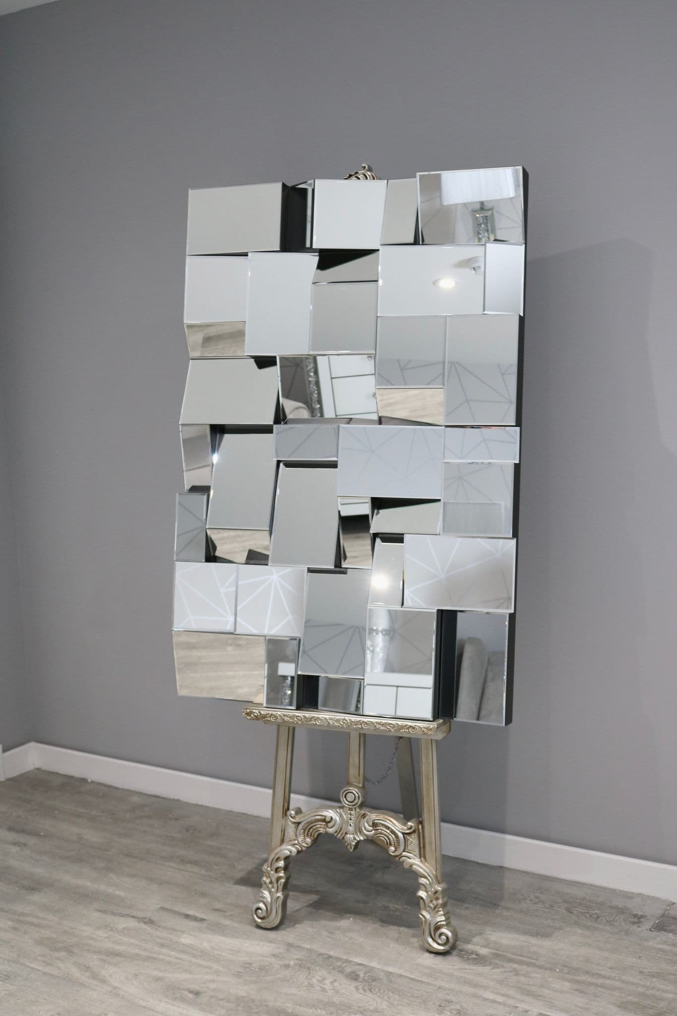 Luxe Earthquake Mirror Rectangle 120Cm X 80Cm