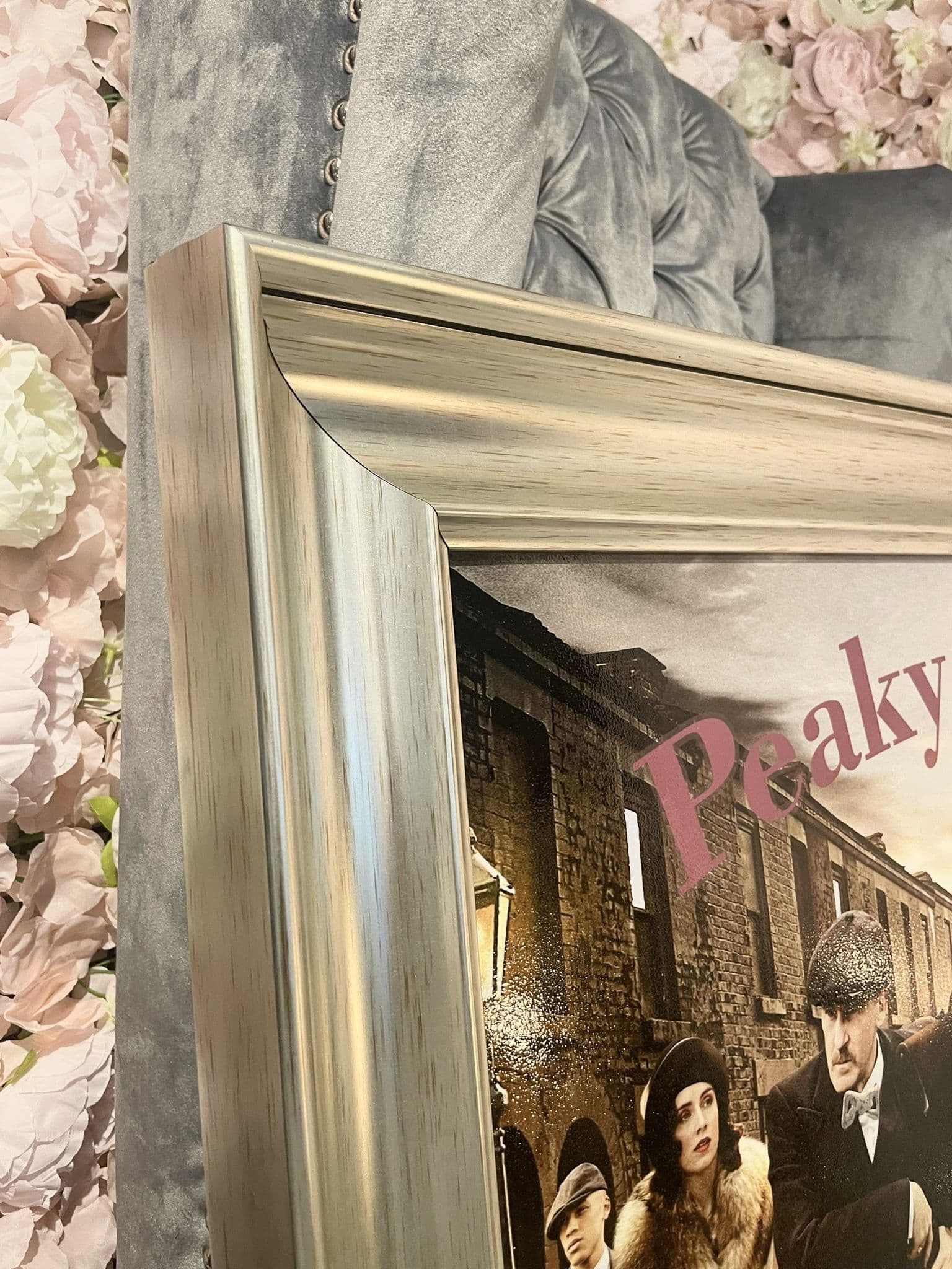 Peaky Blinders Oil Painting Wall Art With Antique Gold Frame