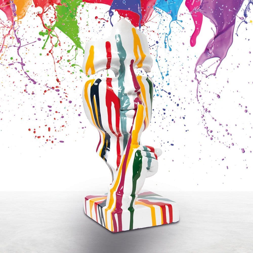 SILENCE DRIP ART STATUE