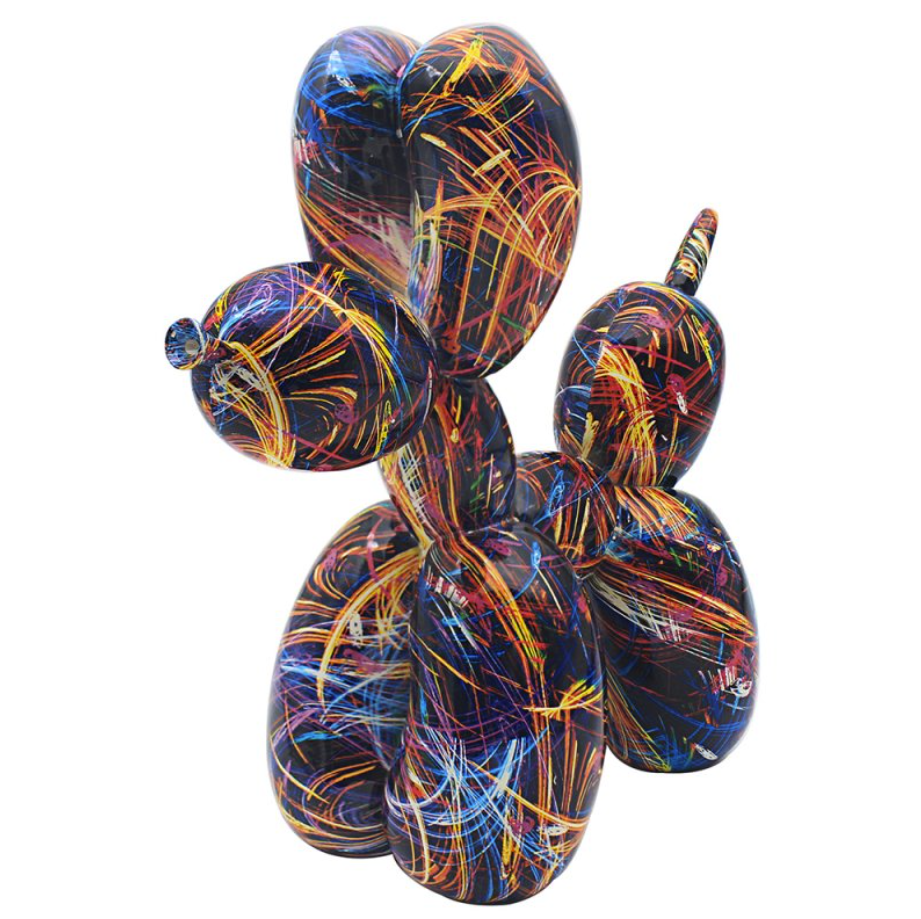 Supernova Multicolor Balloon Dog Large
