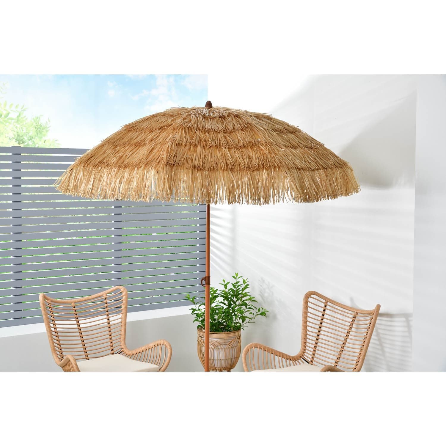 Tiki Fring Canopy Parasol 1 8M