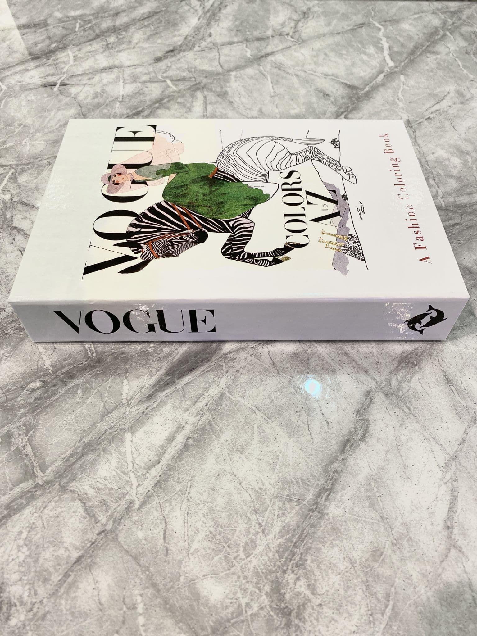 Vogue White Book Box Fashion Décor
