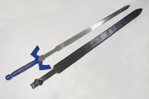 Blue Sword in Leather Sheath WEBSITE EXCLUSIVE