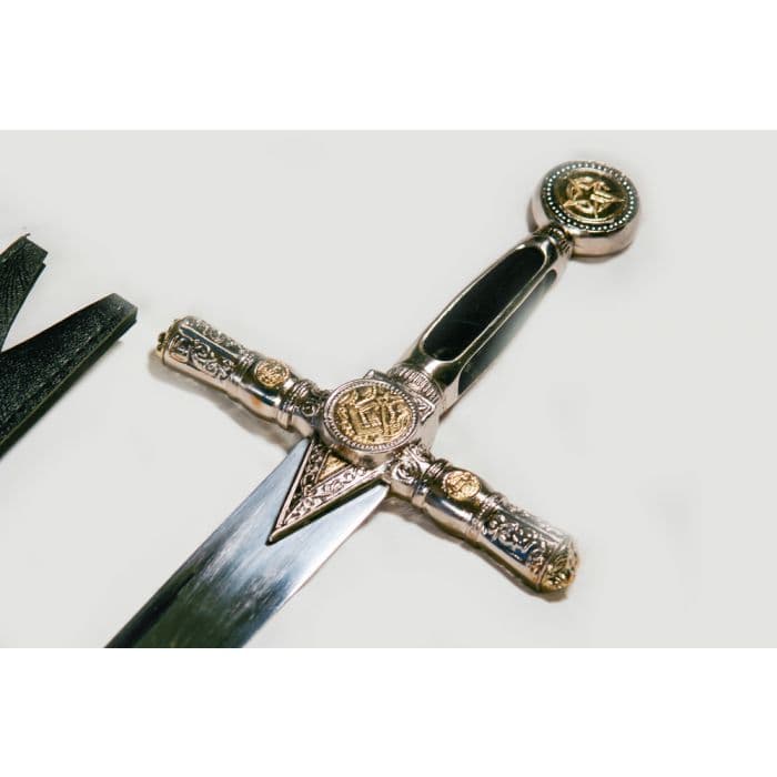 Masonic Sword with Pentagram in Black Velvet WEBSITE ORDER