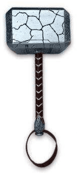 Resin Broken Hammer With Metal Rod For Strength and Stand