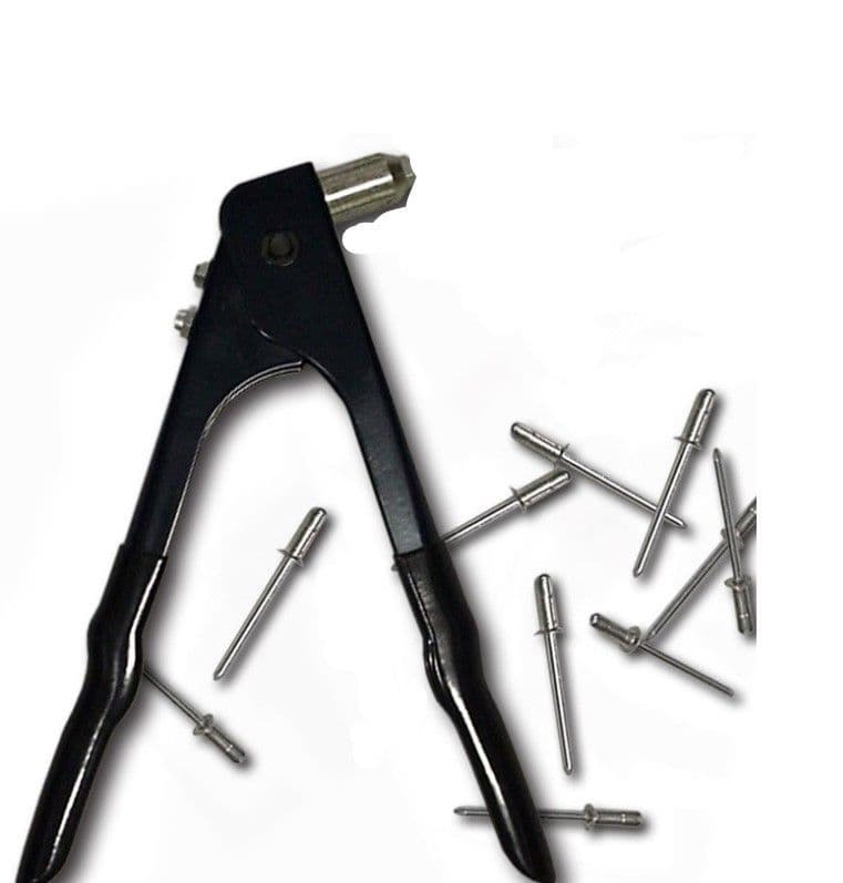 Manual Riveter with rivets for Zenair builds
