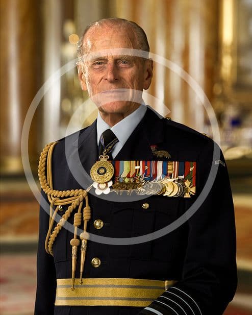 Official Image of The Late Duke of Edinburgh wearing Australian Orders ...