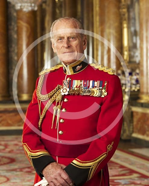 Official Image of The Late Duke of Edinburgh wearing Canadian Orders ...