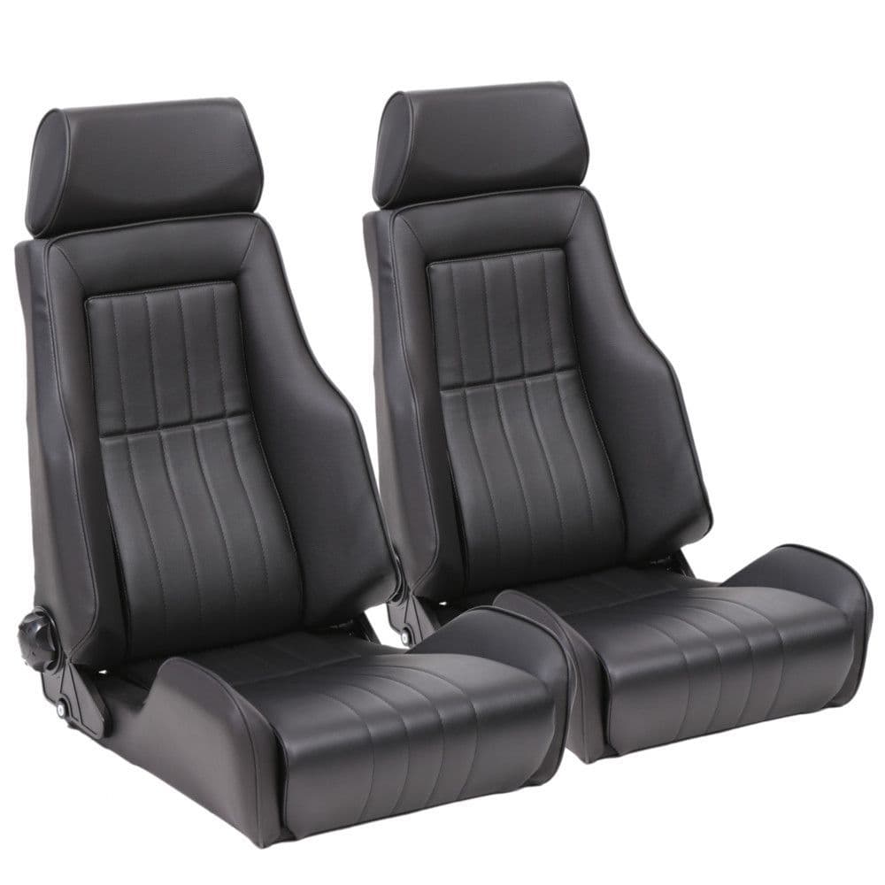 2x Cobra Le Mans Heritage Seats for Land Rover Defender including ...