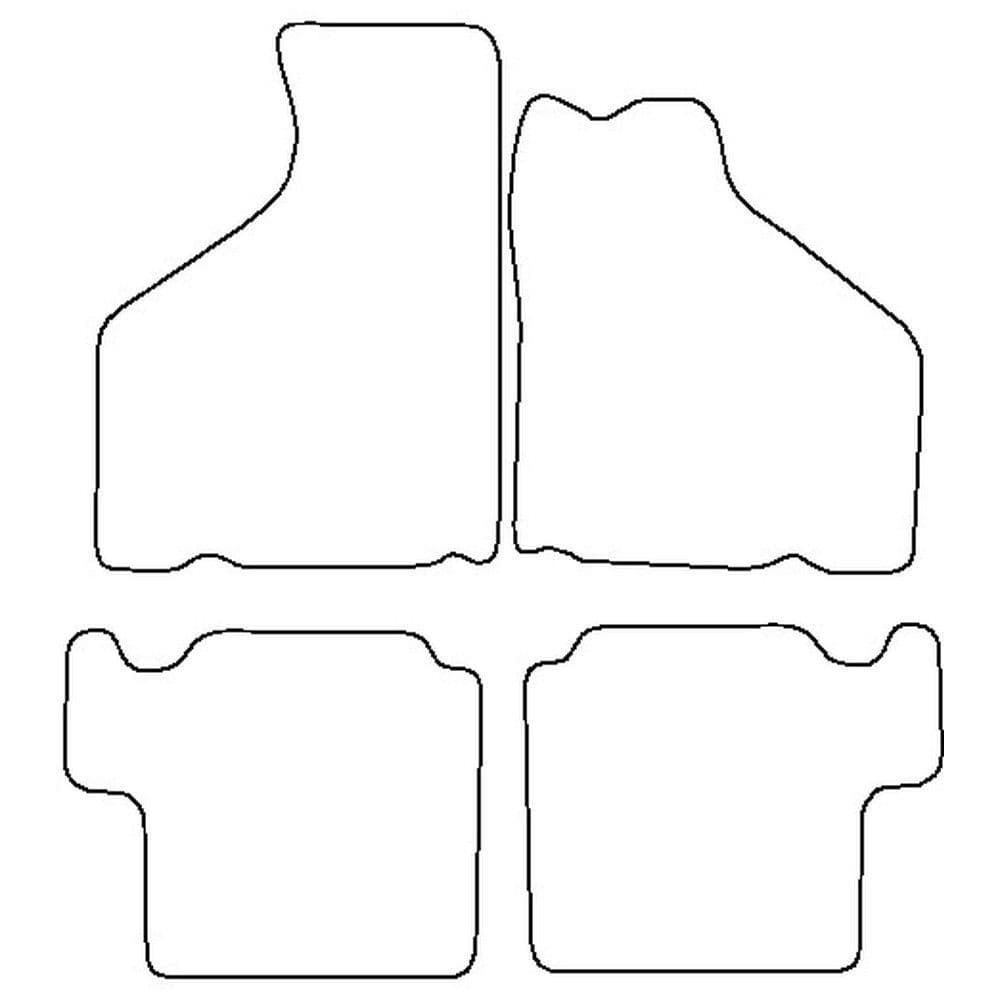 Autostyle Tailored Car Mats for Mini Classic Original from 1970 to 2001 ...