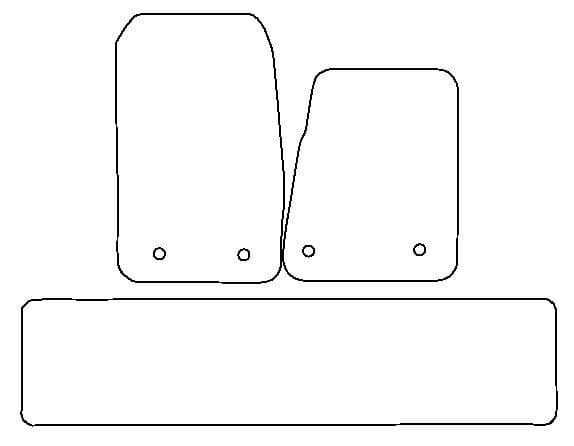Autostyle Tailored Car Mats for Ford TRANSIT DOUBLE-CAB from 2013 ...