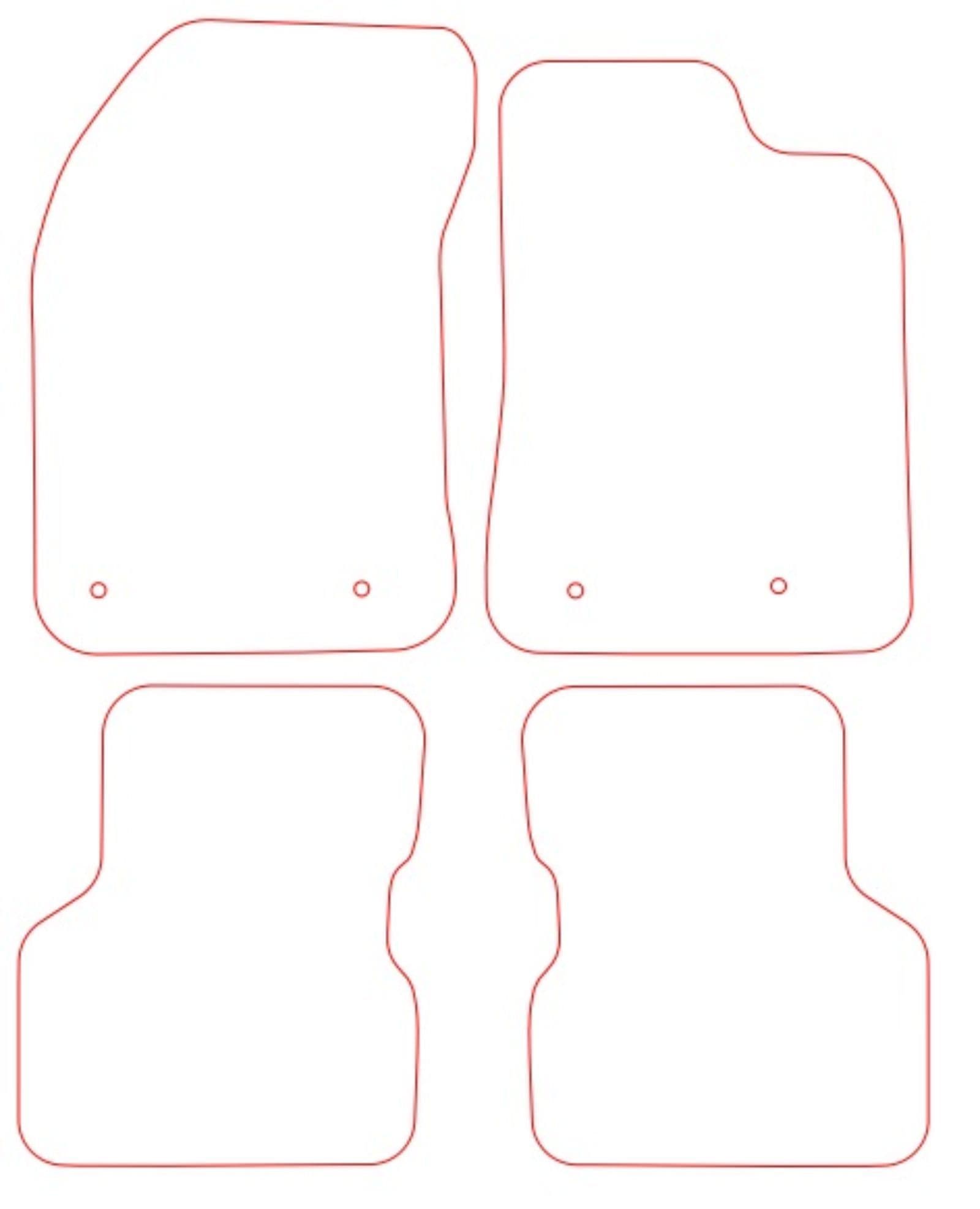 Autostyle Tailored Car Mats for Alfa Romeo GIULIETTA Manual Facelift ...