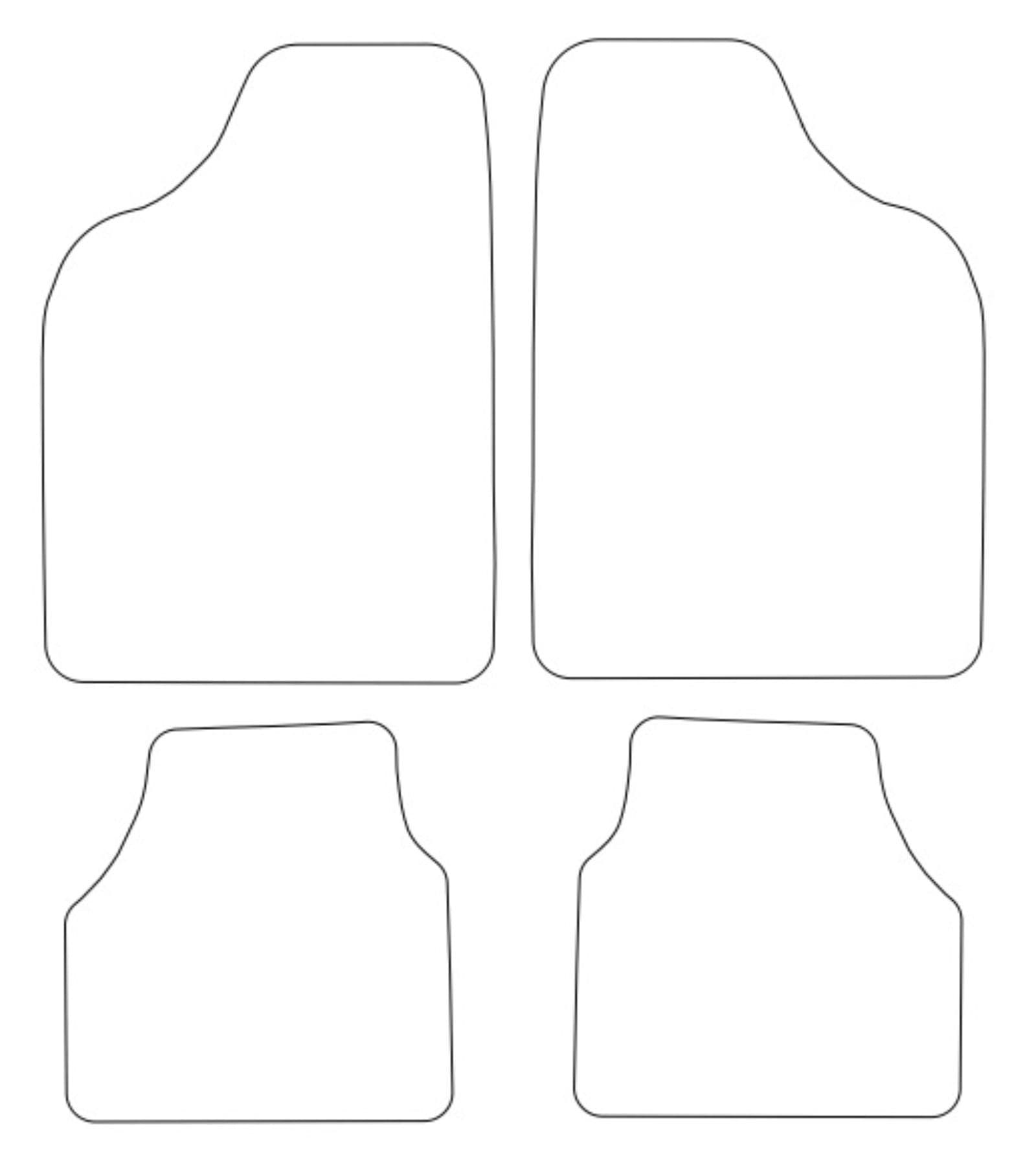 Autostyle Tailored Car Mats for Alfa Romeo ALFASUD from 1971 to 1984 ...