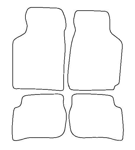 Autostyle Tailored Car Mats for Mazda MX3 from 1991 to 1998 | Cobra ...