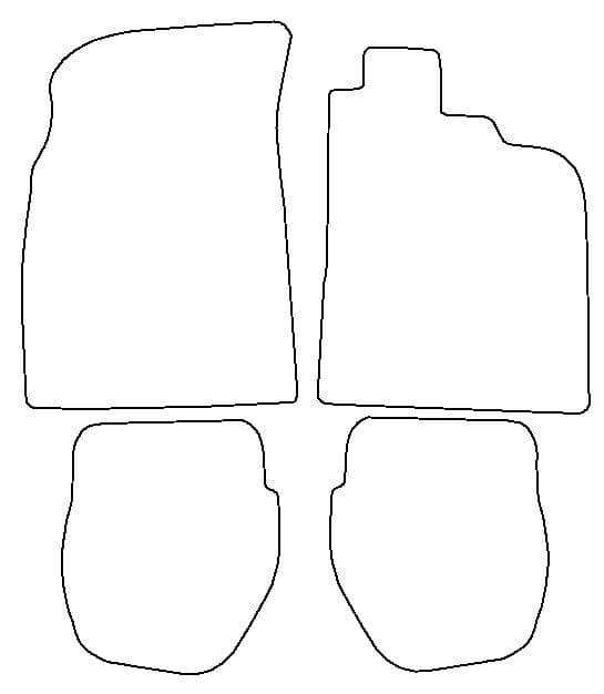 Autostyle Tailored Car Mats for Porsche 911 993 Twin TURBO from 1994 to ...