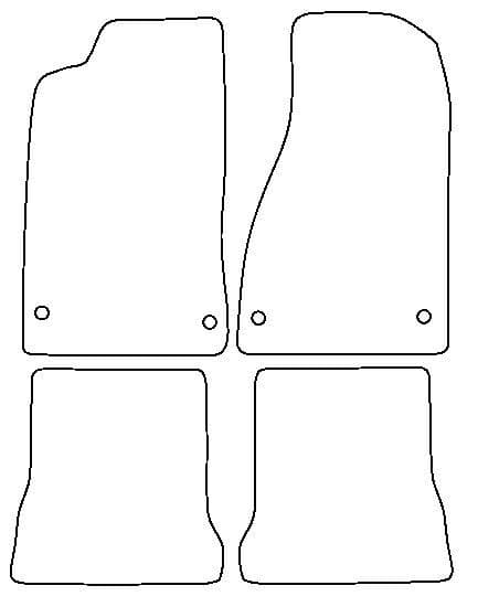 Autostyle Tailored Car Mats for Audi QUATTRO TURBO 10V from 1983 to ...