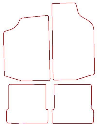 Autostyle Tailored Car Mats for Volkswagen GOLF MK1 Left Hand Drive ...