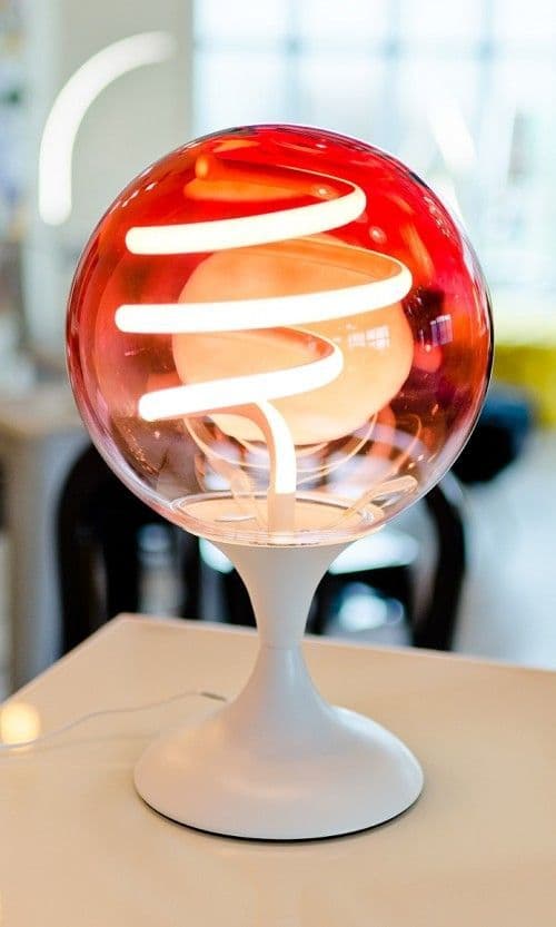 LED Spiral Globe Lamp