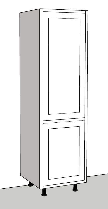 In-Frame Adjustable Style 2 Door Larder Unit 600mm Wide