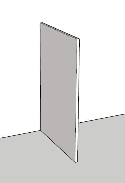 In-Frame Adjustable Style Base End Panel