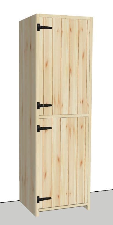 Rustic Farmhouse Integrated 50/50 Fridge Freezer Unit