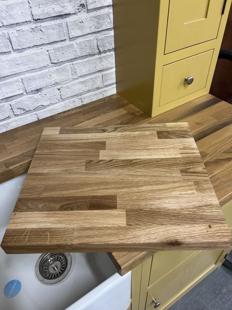Solid Oak Butchers Block Plain