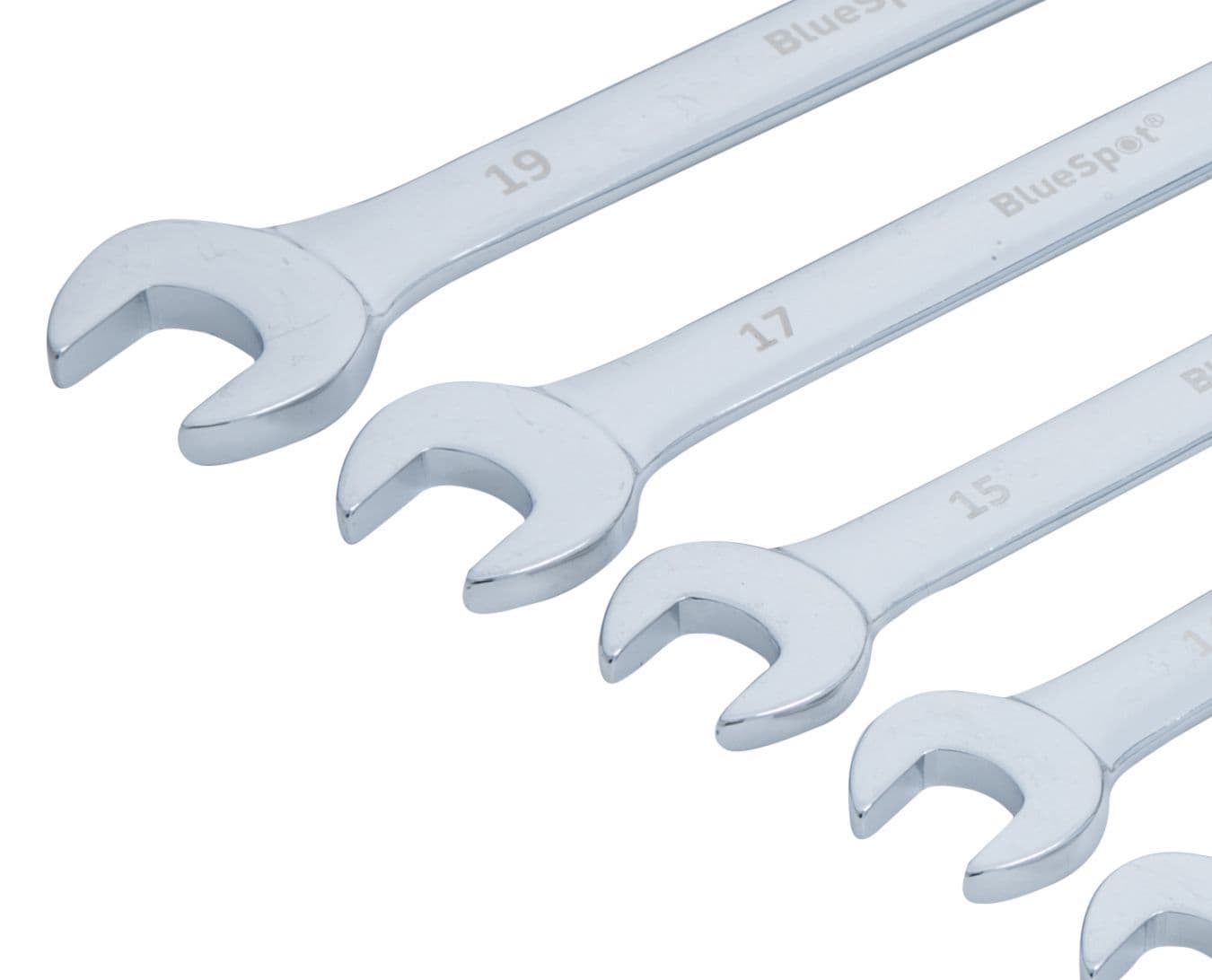 Blue Spot 04111 Combination Metric Spanner Set 6-19mm 11 Piece Chrome ...