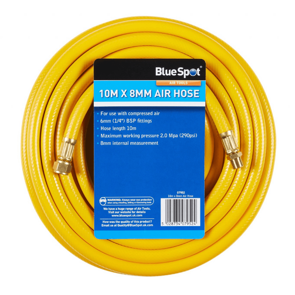 Blue Spot 07952 Air Hose High Visibility 10mm x 8m