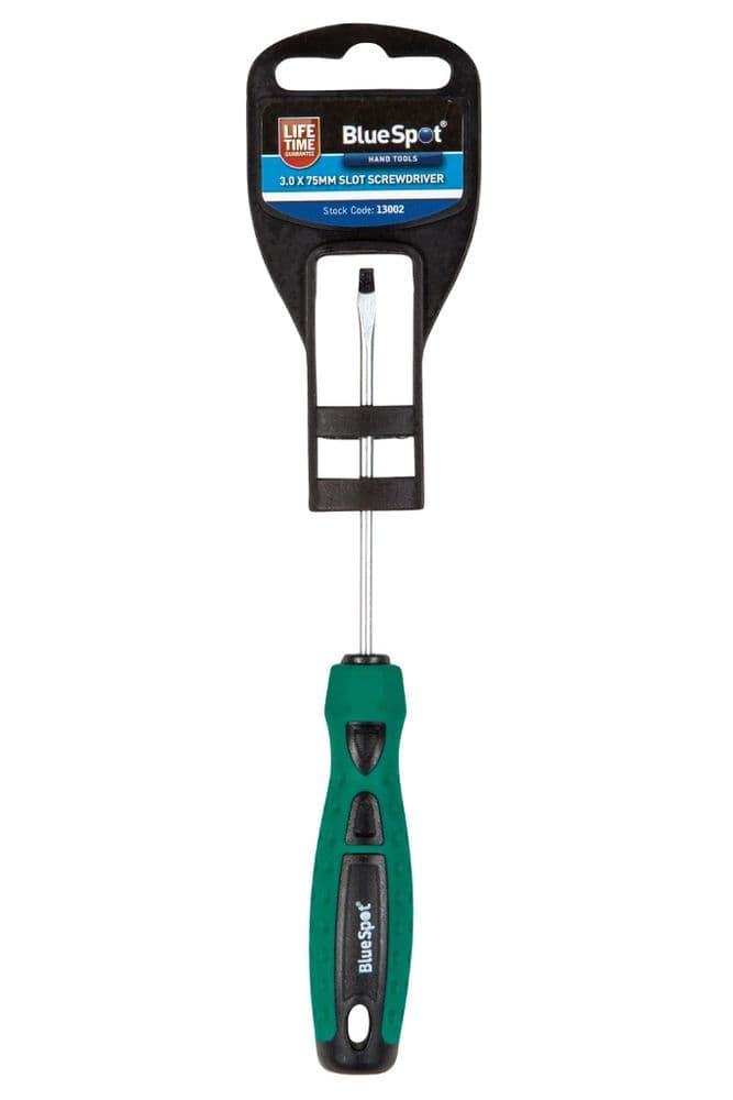 Blue Spot 13002 Slotted Screwdriver 3 0 x 75mm