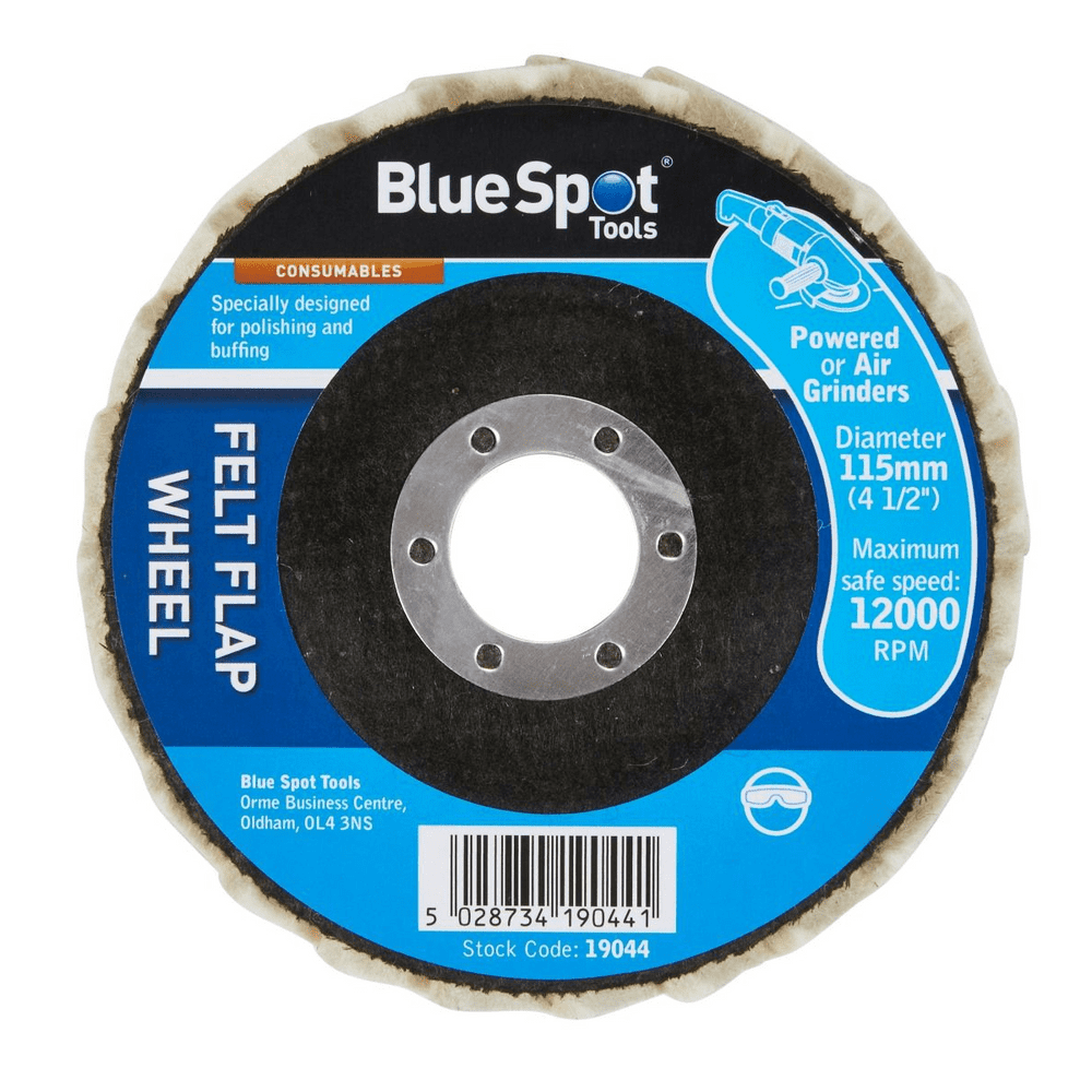 Blue Spot 19044 Felt Flap Wheel 115mm