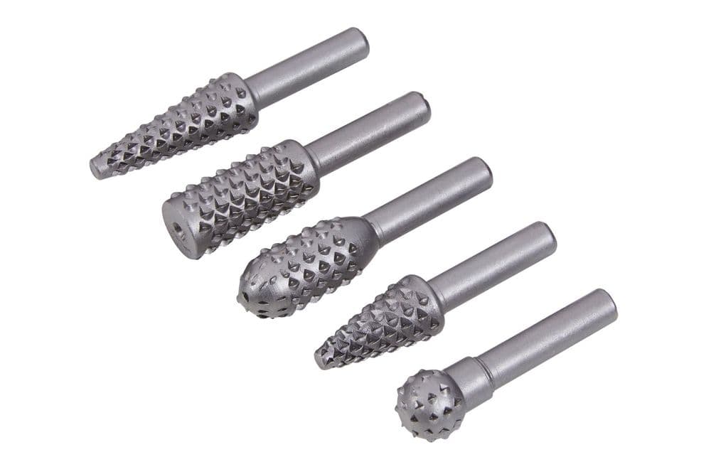 Blue Spot 20514 5 Piece Rotary Rasp Set
