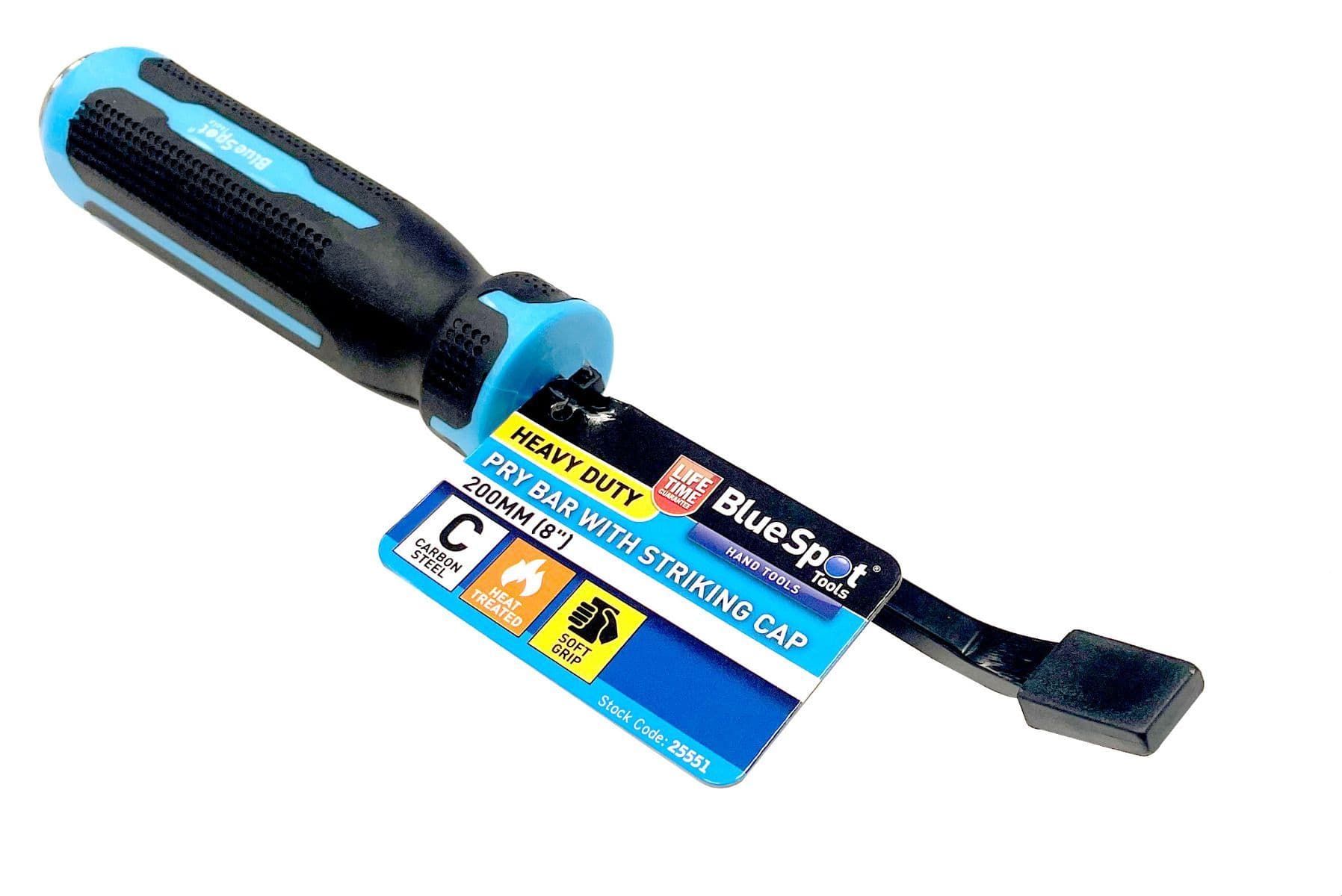 Blue Spot 25551 Heavy Duty Offset Go Through Pry Bar With Striking Cap ...