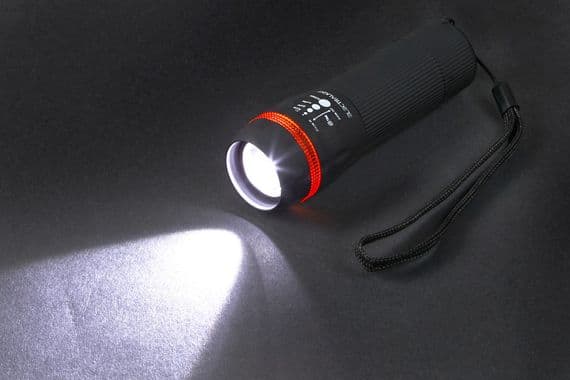 Blue Spot 65215 Electralight 1W LED Zoom Torch 50 Lumens No Batteries