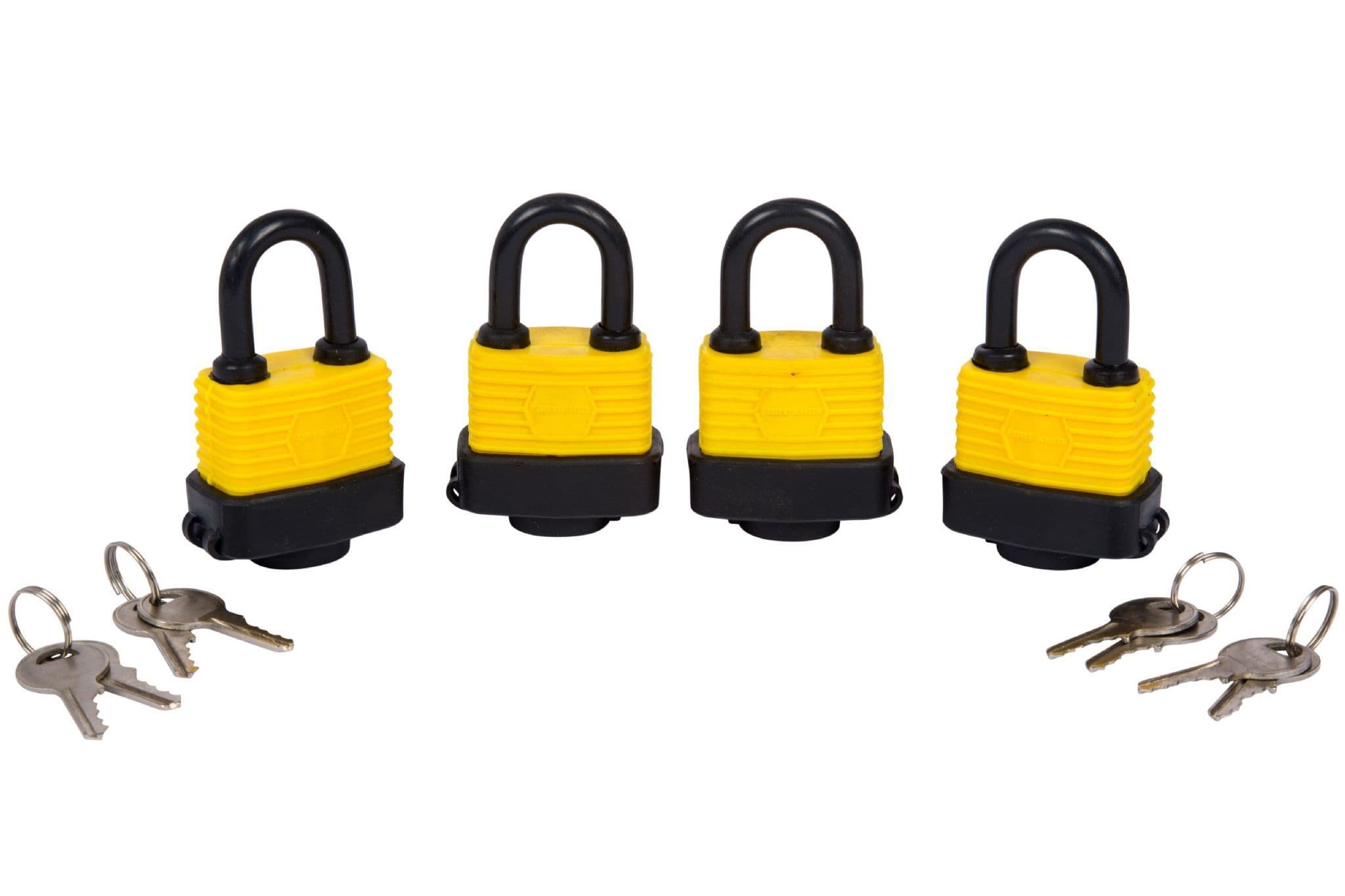Blue Spot 77011 4 Piece 40mm Weather Resistant Padlocks Keyed Alike